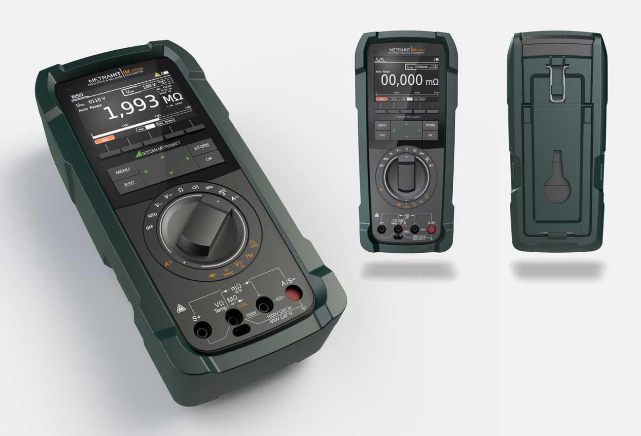 Industriedesign für Digitalmultimeter | Metrahit IM Xtra – Eckstein Design